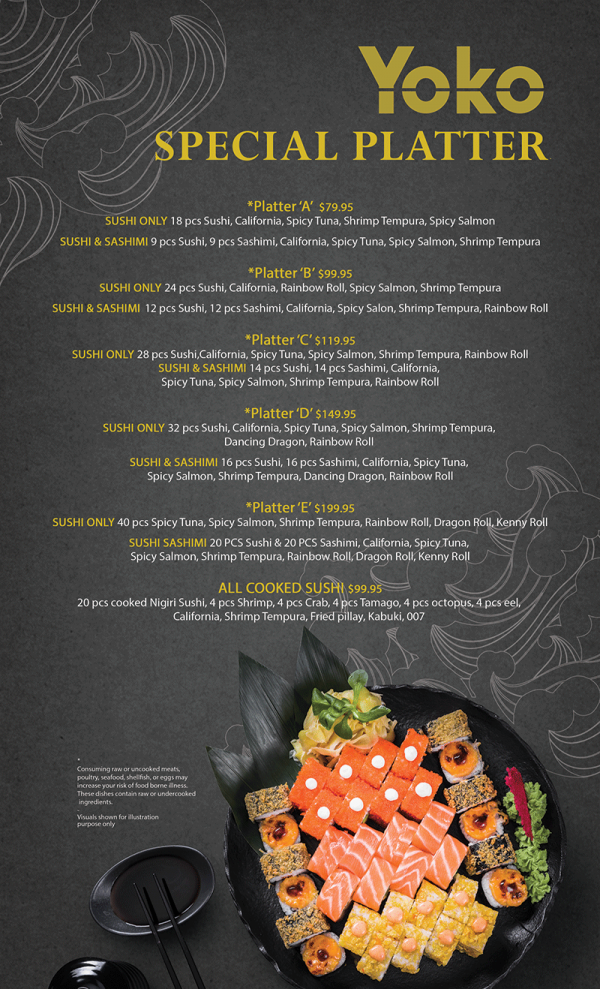 Menu – Yoko Sushi